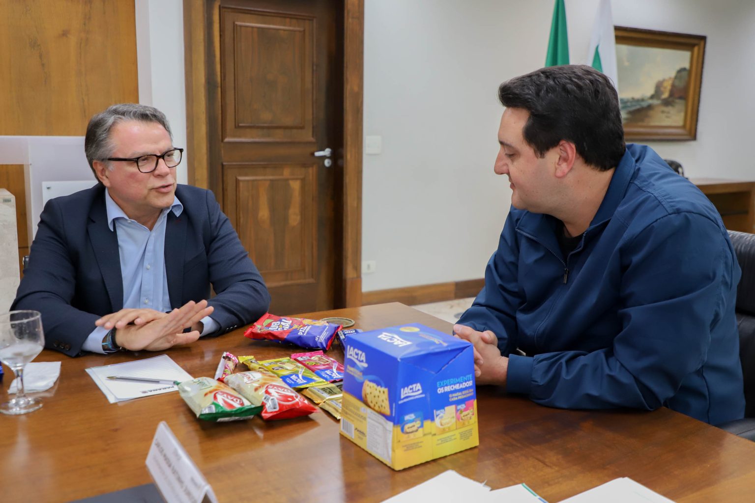 Governador recebe visita do CEO da Mondelēz, que tem em Curitiba a sua ...
